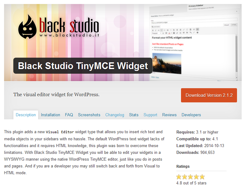 “Black Studio TinyMCE Widget”のビジュアルエディターで”Advanced Responsive Video Embedder”が使用できない | サイトスパイラル ...